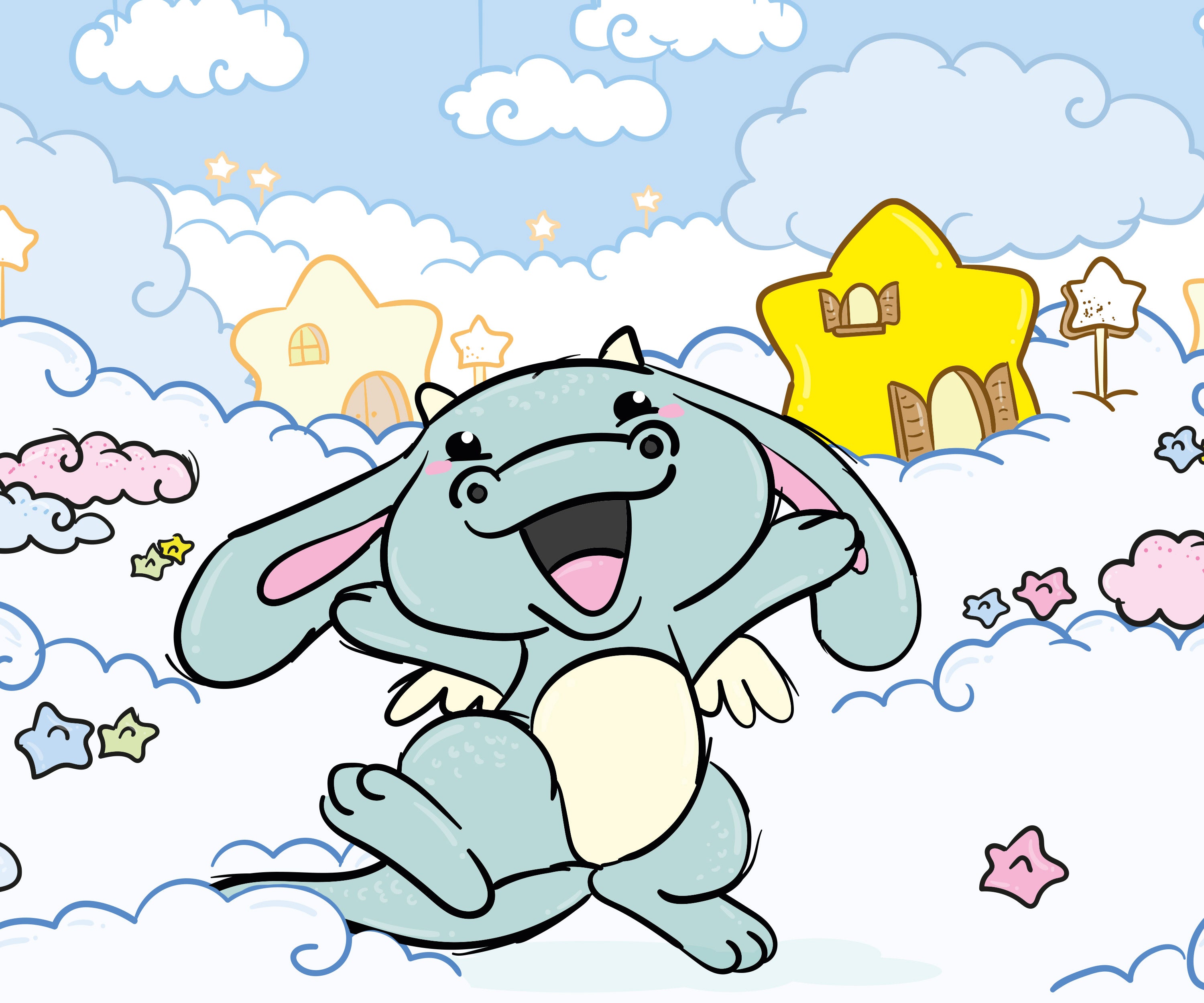 Float above the clouds of happiness with Mooh » Pummeleinhorn